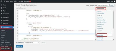 How to edit footer copyright text in WordPress (4 easy ways)