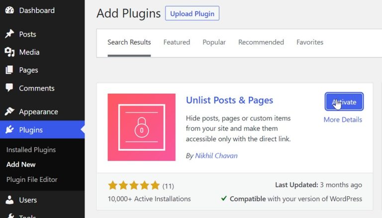 How to Unlist WordPress Posts & Pages - In Just 5 Mins